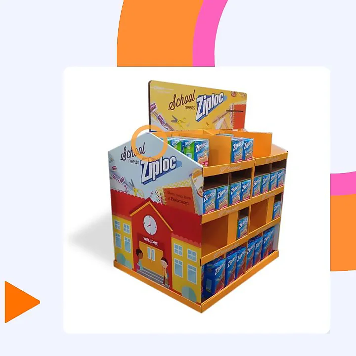 Advertising Cardboard Customised Toy Display Racks Easter Egg Toy ...