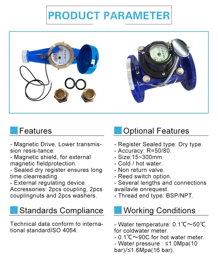 Smart Lora Lorawan 2 Inch Rs485 Water Meter Rs485 Modbus Water Flow ...