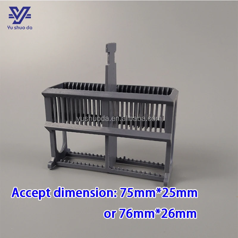 Lab Supplies Pathology Plastic Slide Staining Jar with Rack