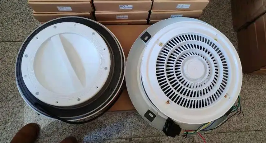 Durable 12V Ambulance Roof Air Exhaust Fan - Fixed Mount, White or ...
