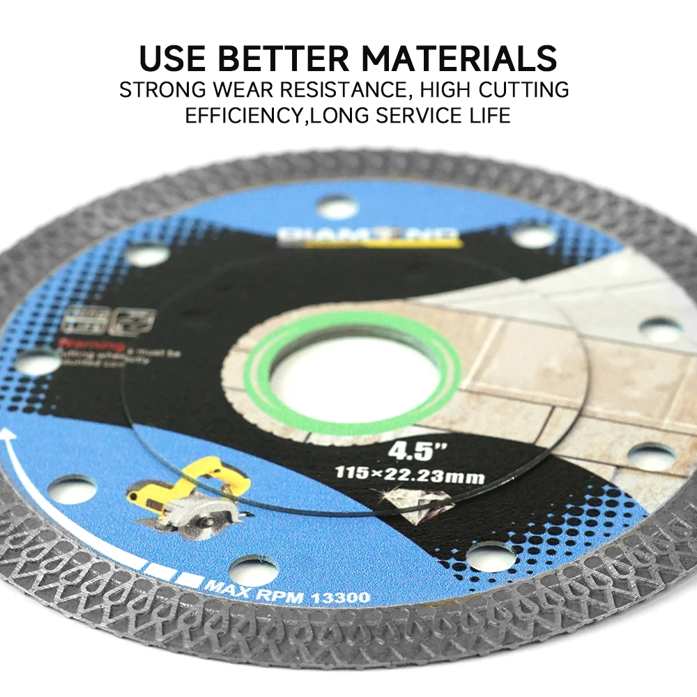 Professional Grade 4.5" Diamond Grits Circular Saw Blade Wheel for ...