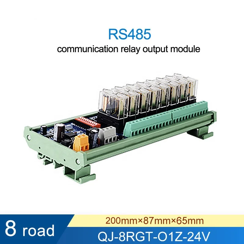 8 Channels RS485 Communication Relay Module Modbus Protocol