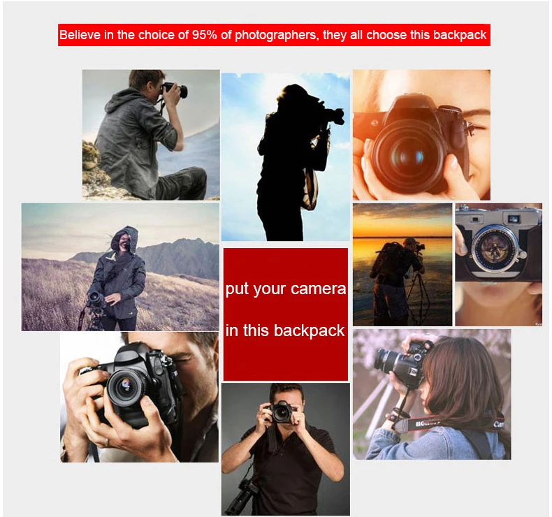 Outdoor Portable Waterproof Scratch-proof Dual Shoulders Backpack ...