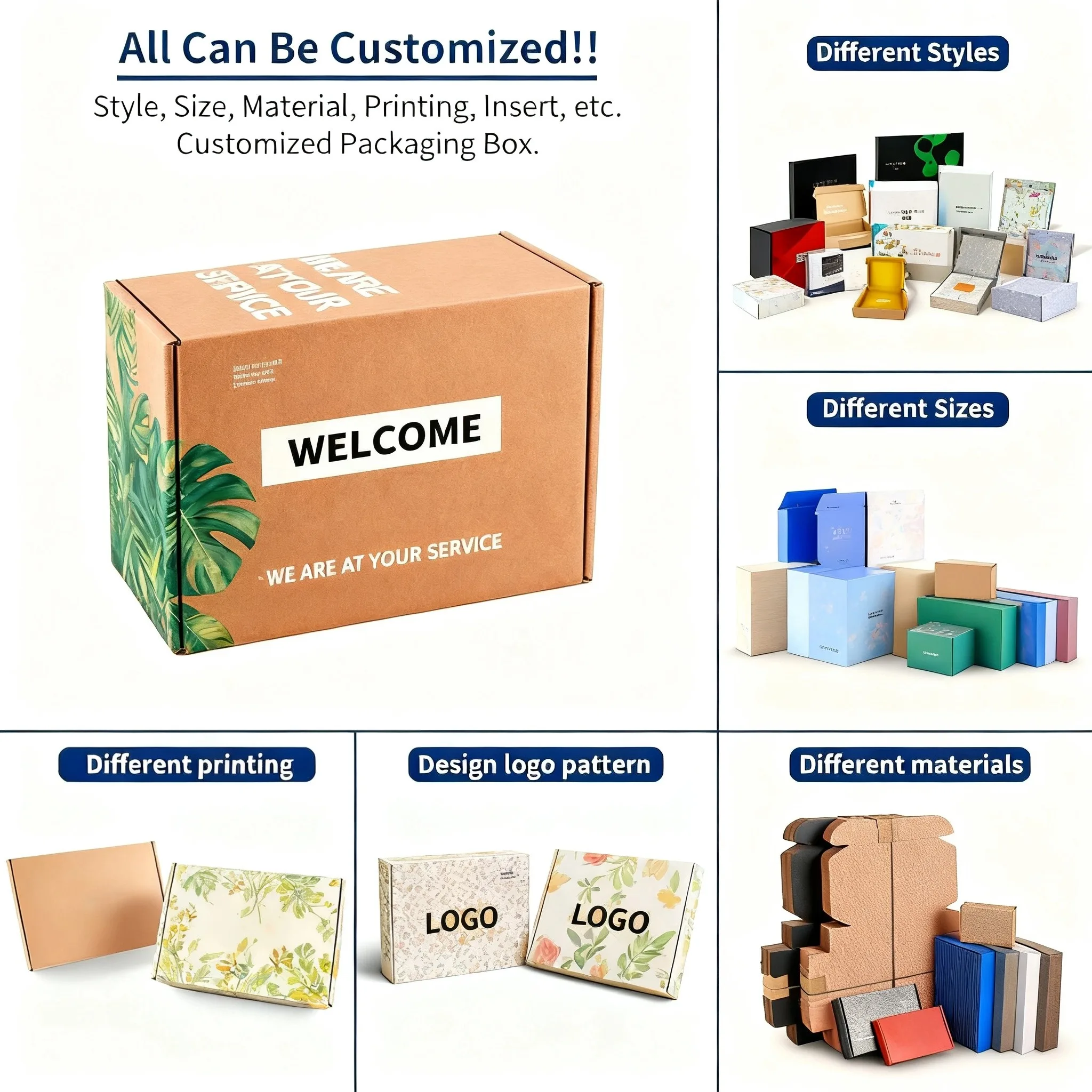 Luxury Folding Cosmetic Mailer Box Embossing Matt Lamination Yellow ...