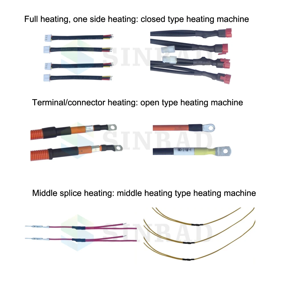 Industrial Conveyor Continuous Feeding Cable Terminal Heat Shrink Tube Sleeve Shrinking Machine ...