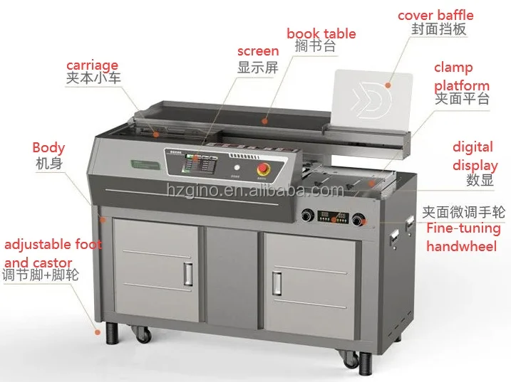 Automatic A3 Perfect Glue Book Binding Machine, Hot Glue Binding Machine Full-automatic| Alibaba.com