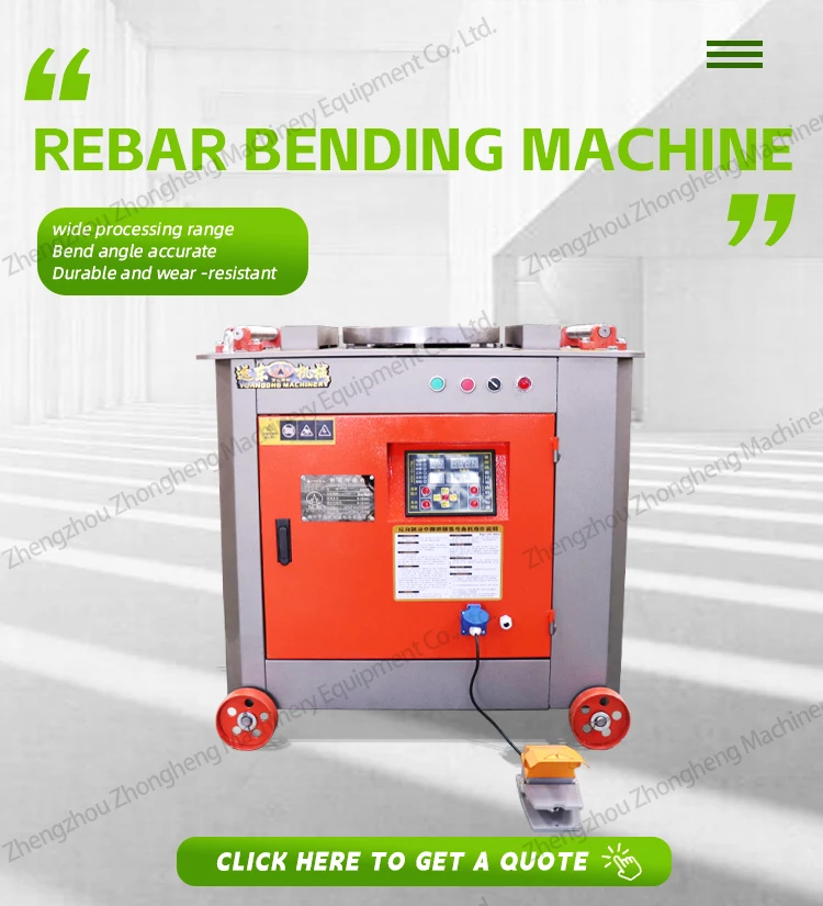 Manual 110v Single Phase Rebar Bender 25mm Steel Bar Bending Machine ...