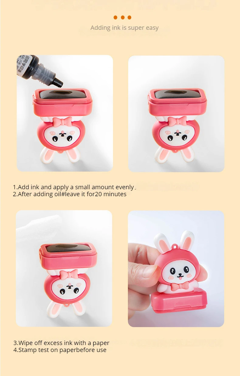 Custom Name Logo Fabric Kids Toy Stamp - Fun & Creativity