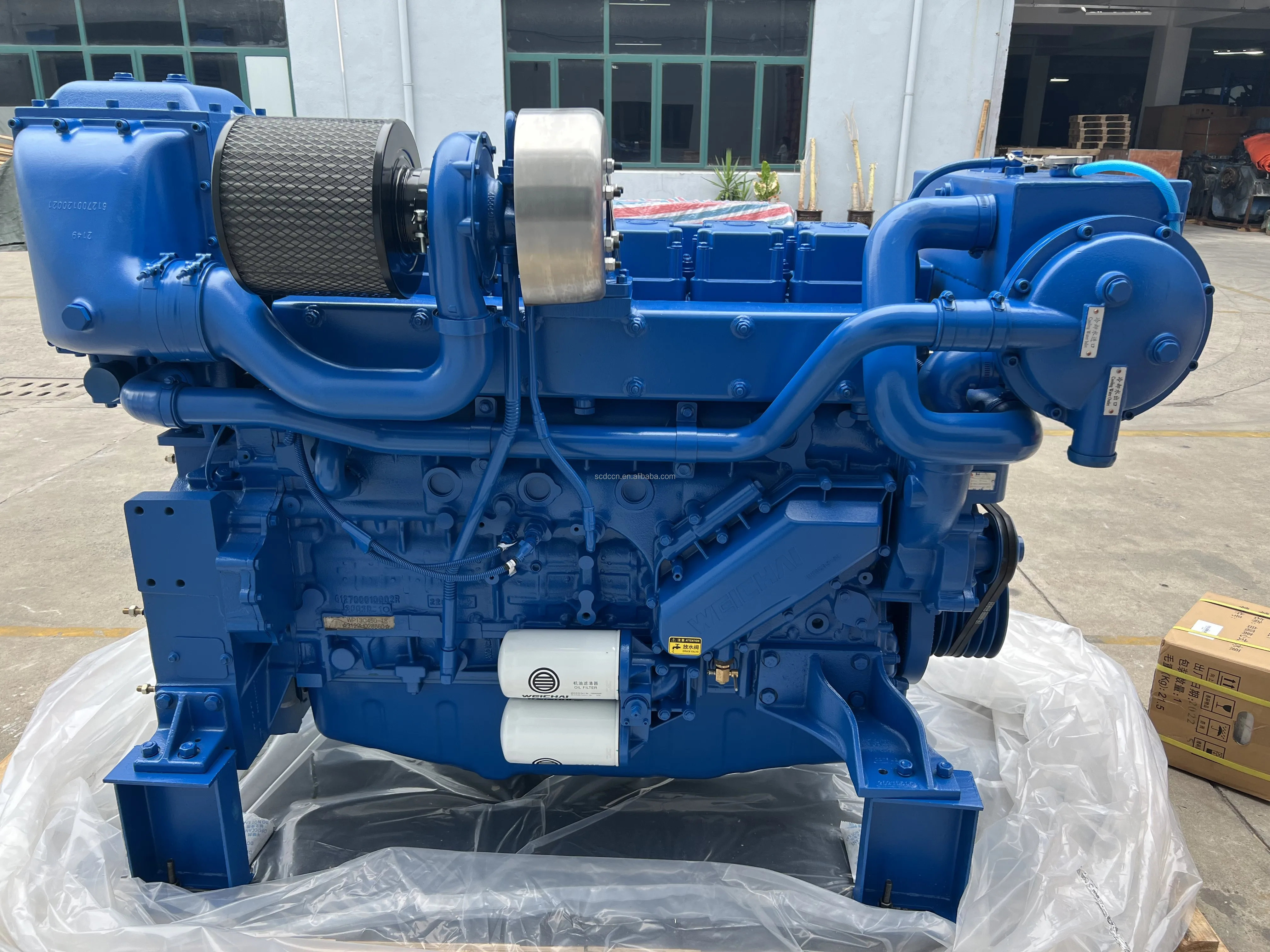 Weichai Wp13 Series Motor 450hp Wp13c450-18 Marine Diesel Engine For ...