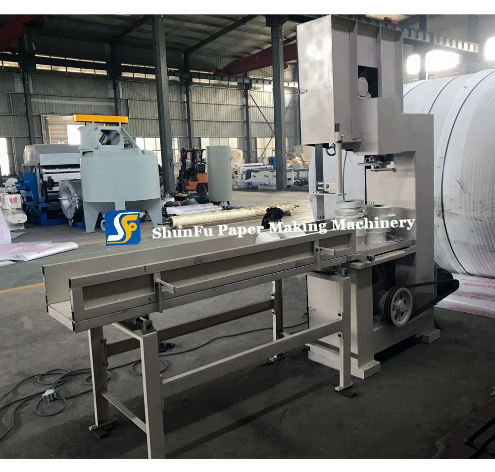 Automatic Electric Paper Cutter Cutting Machine Jumbo Filter Paper Roll ...