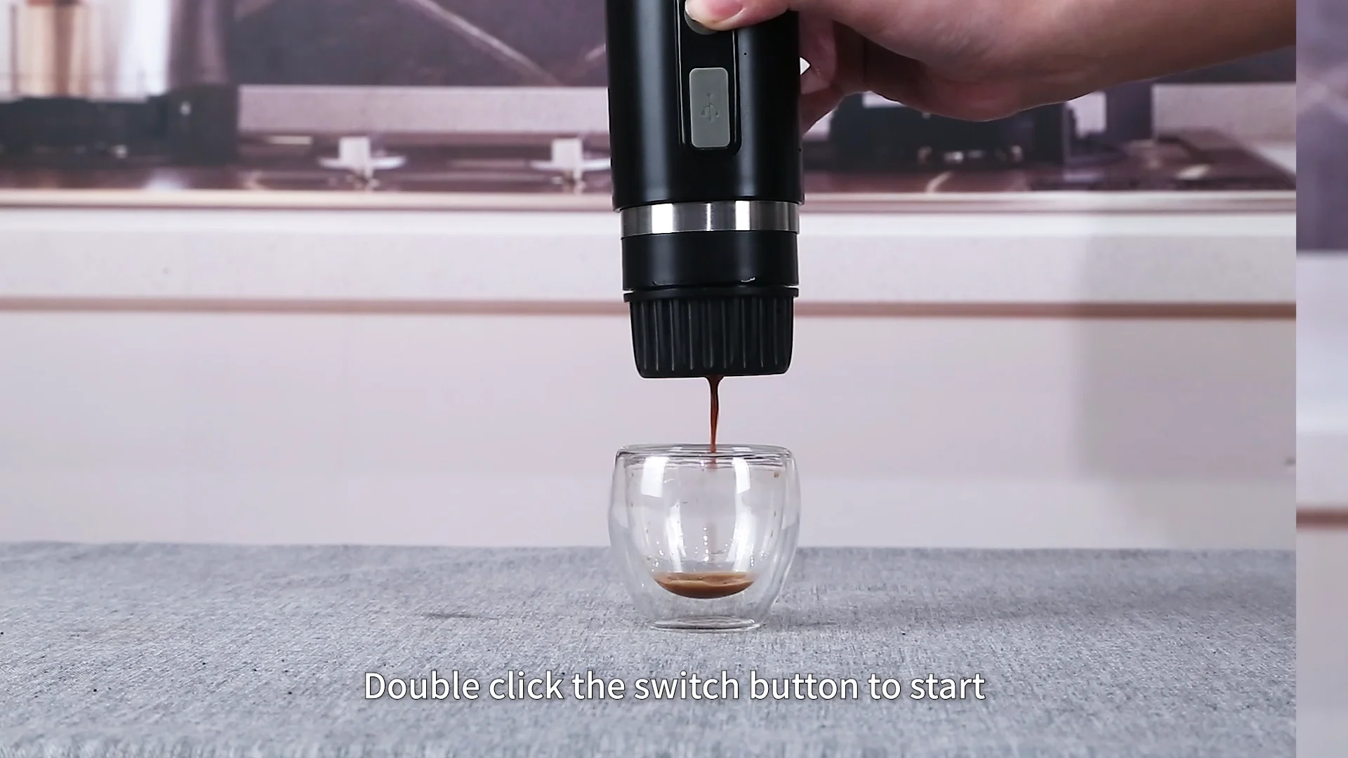 Mini Portable Single Cup Nespresso Capsule Coffee Machine Outdoor ...