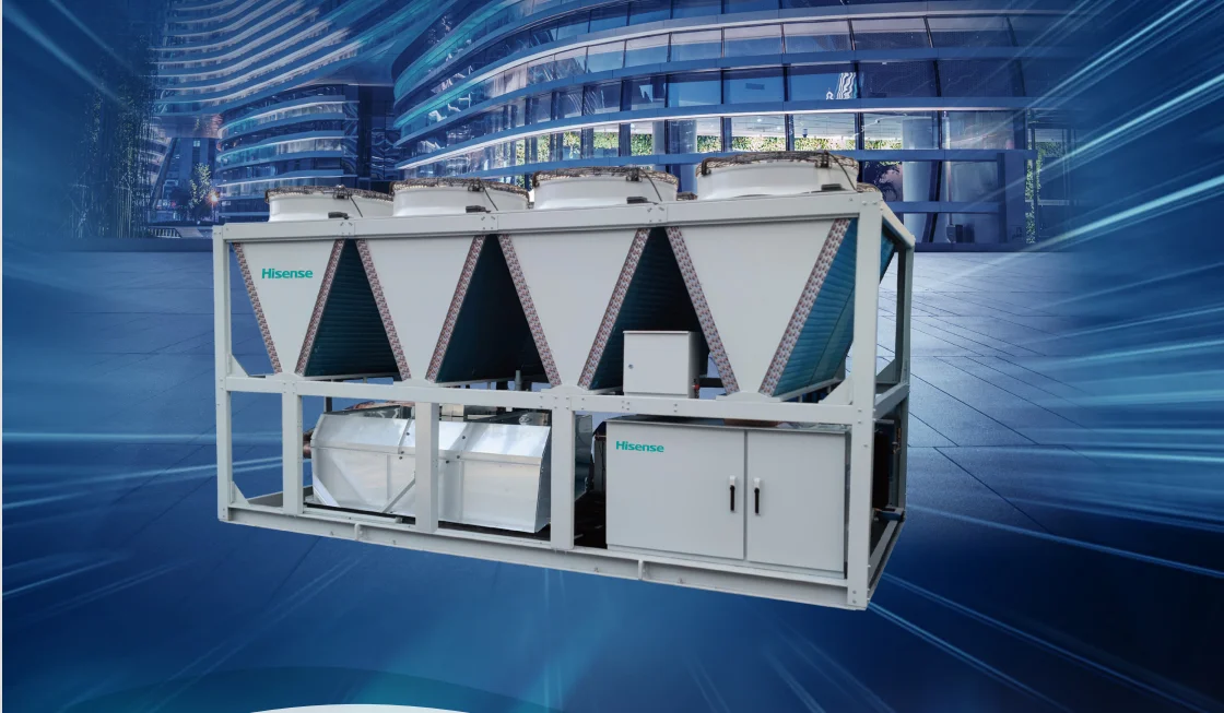 Hisense Water Chiller Inverter Modular Air-Cooled Chiller Heat Pump ...