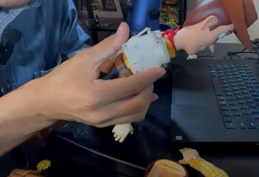 Cursed Woody Toy - Movie Accurate Sheriff Woody Voice Box