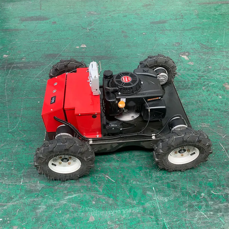 Electric Crawler Bush Cutter AI Robot Lawn Mower for Home Use