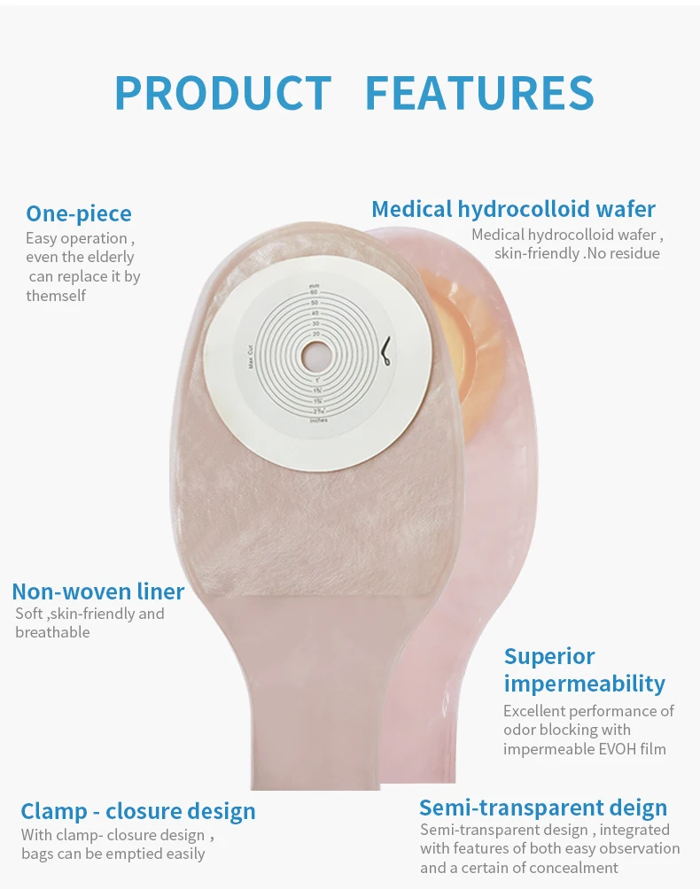 Steadlive Colostomy Bags - Reusable, Drainable & Opaque