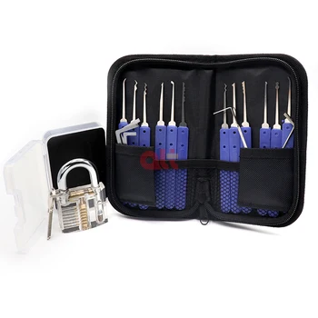 Best Price 17pcs Blue Locksmith Tool Single Hook Lock Picking Tool With ...