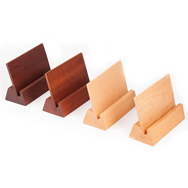 Wooden Calendar Stand Holder Table Top Card Photo Display Stand Wood ...