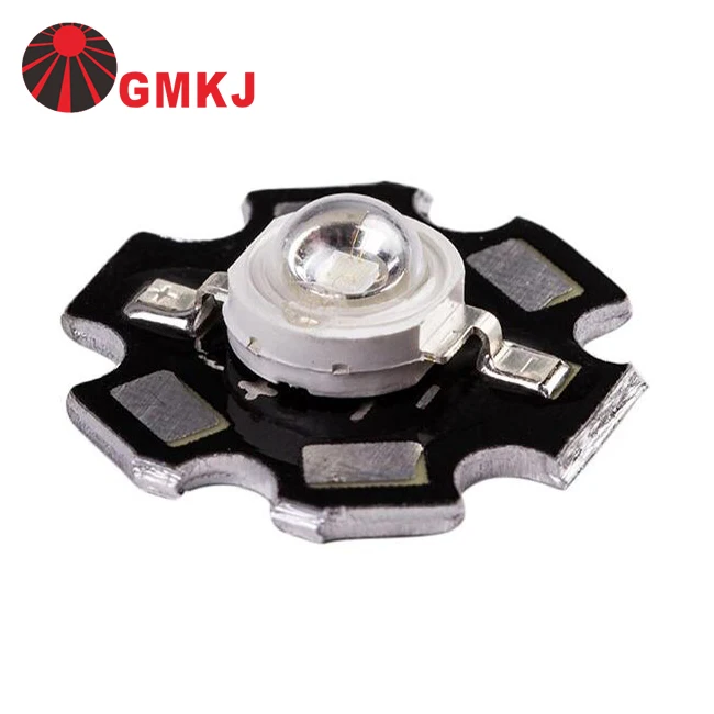 GMKJ White Color Epileds Epistar Bridgelux Chip 1W 3W
