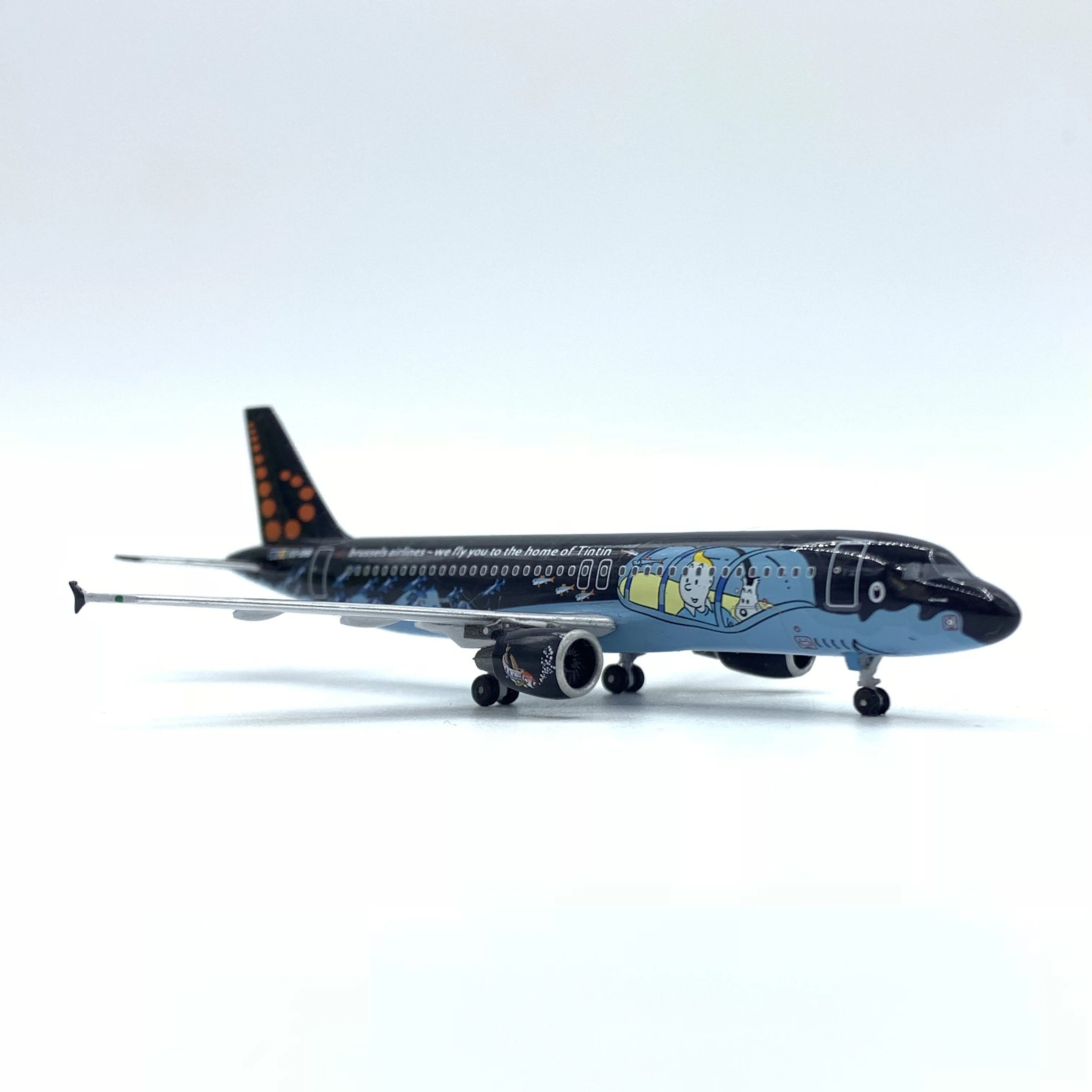 1:400 Brussels Airlines "tintin" A320 Oo-snb "rackham"collectible ...
