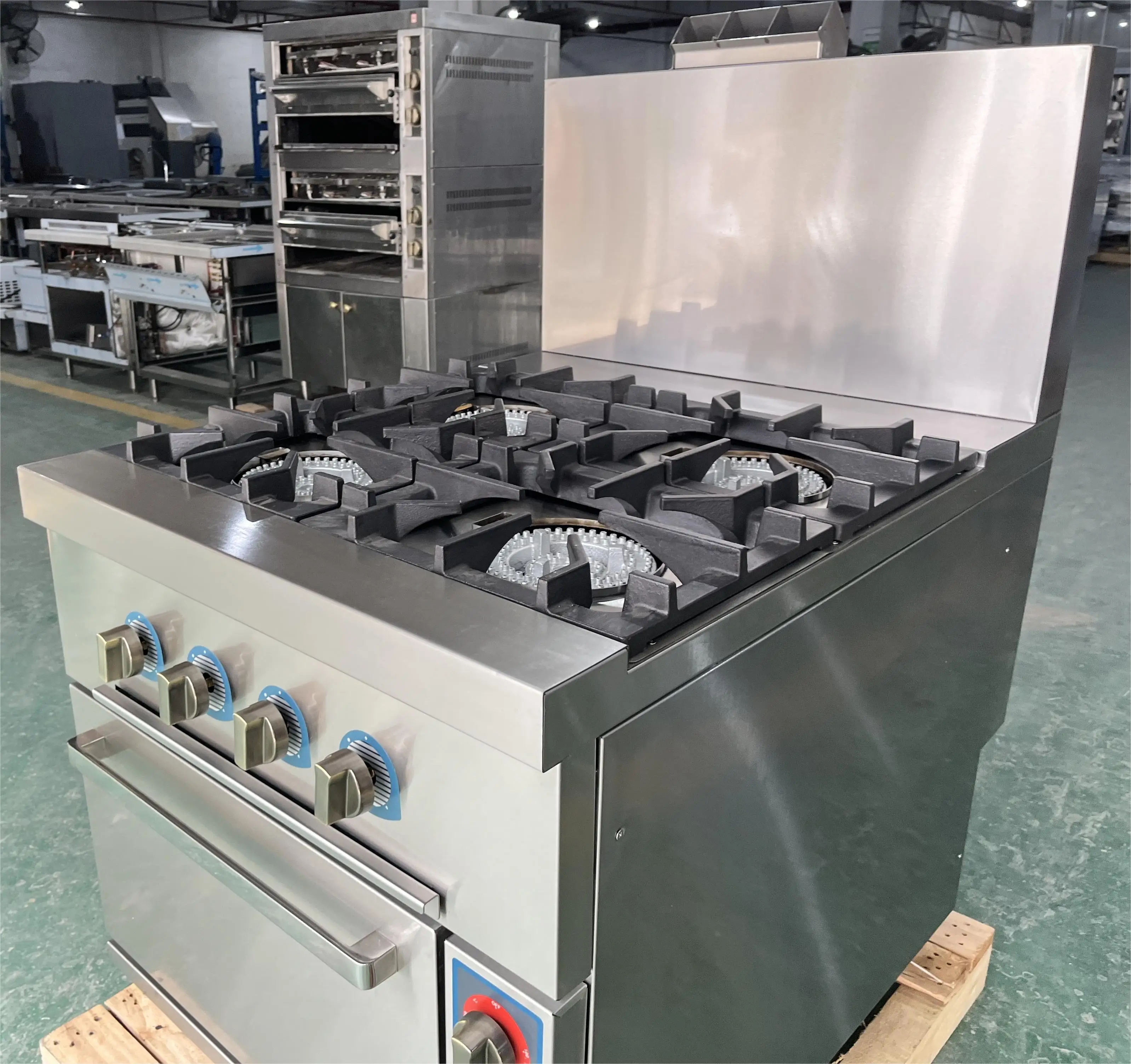 Professional Luxury Kitchen Commercial Stainlesssteel Energy Safety 4 ...