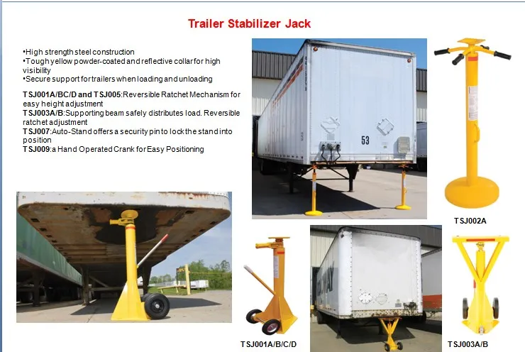 Trailer Stabilizer Jack Spin Top Type Safety Trailer Stabilizing ...