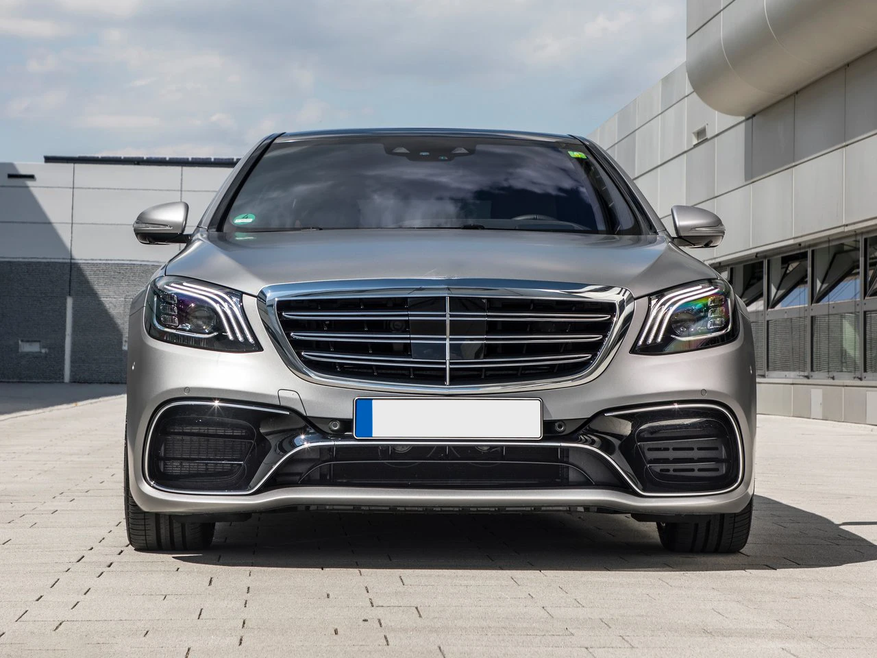 Car Parts Facelift S63 Amg Front Rear Bumper Body Kit With Head Lamp ...