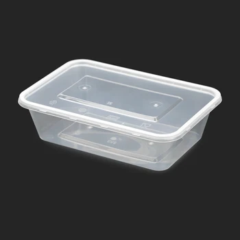 Hot Selling Rectangle Disposable Plastic Take Away Food Containers With ...