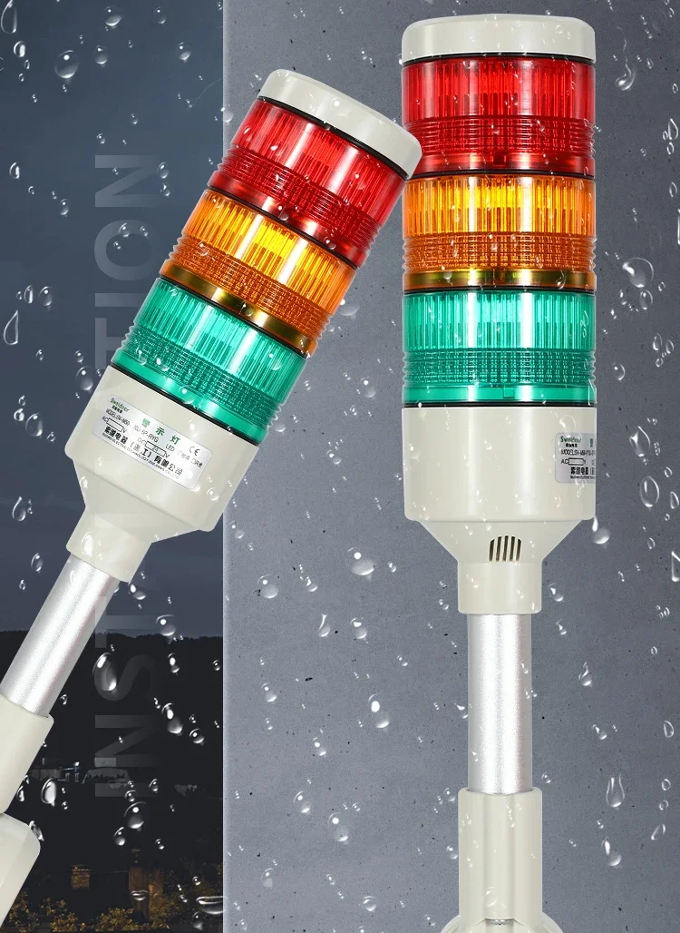 New 5 Layers Steady Flashing Light Beacon Tower Warning IndicatorAlert ...