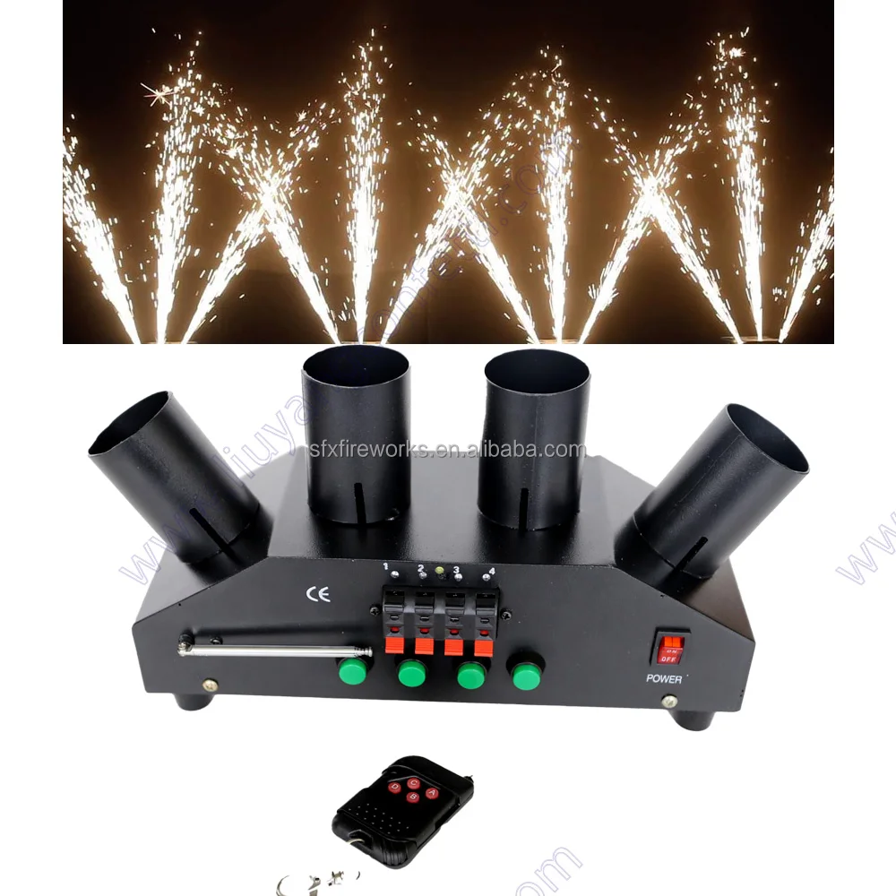4 Shot Remote Control Wholesale Indoor Stage Firework Firing System for ...