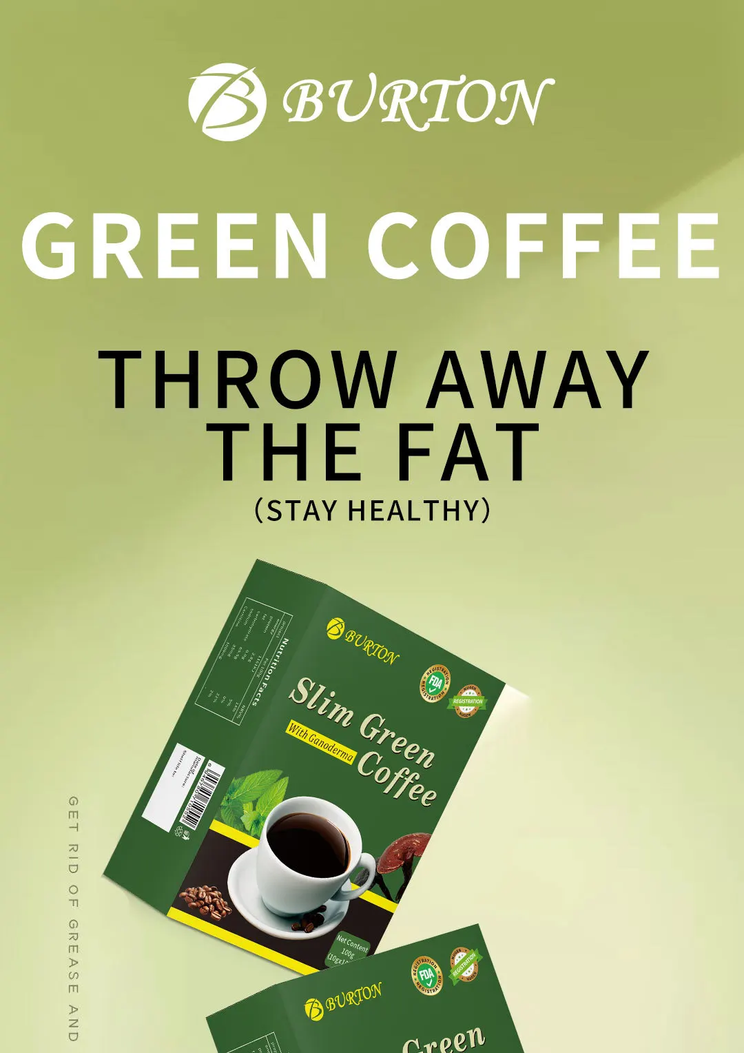 Green Coffee Slimming Instant Coffee - Mellow Neutral Taste