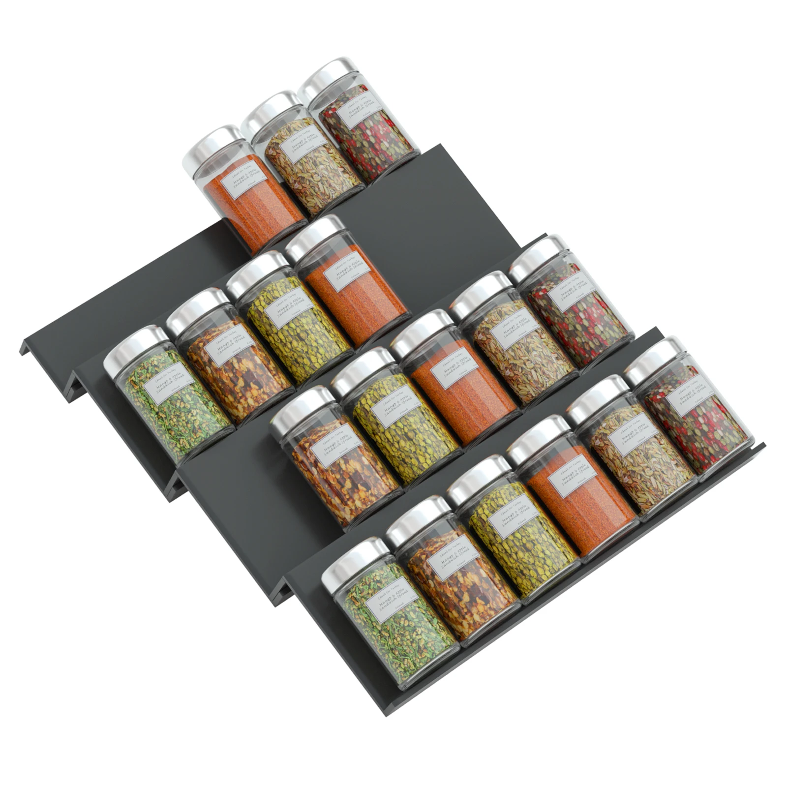Wholesale Customized 4 Tier Expandable Spice Rack Drawer Organizer For ...