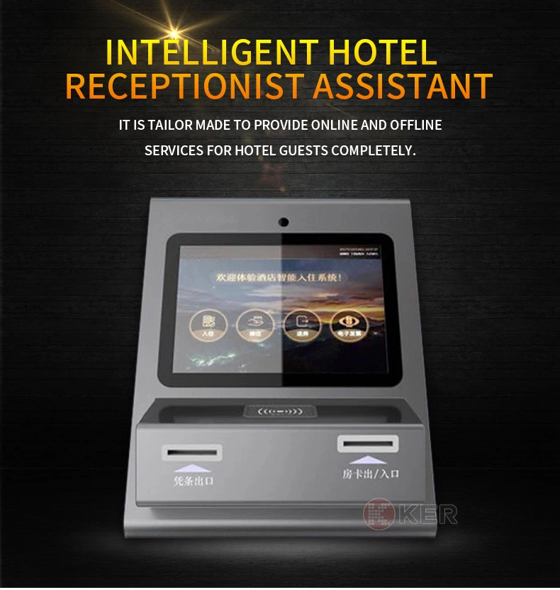 18.5 Inches Hotel Self Service Kiosk - Check-in Terminal