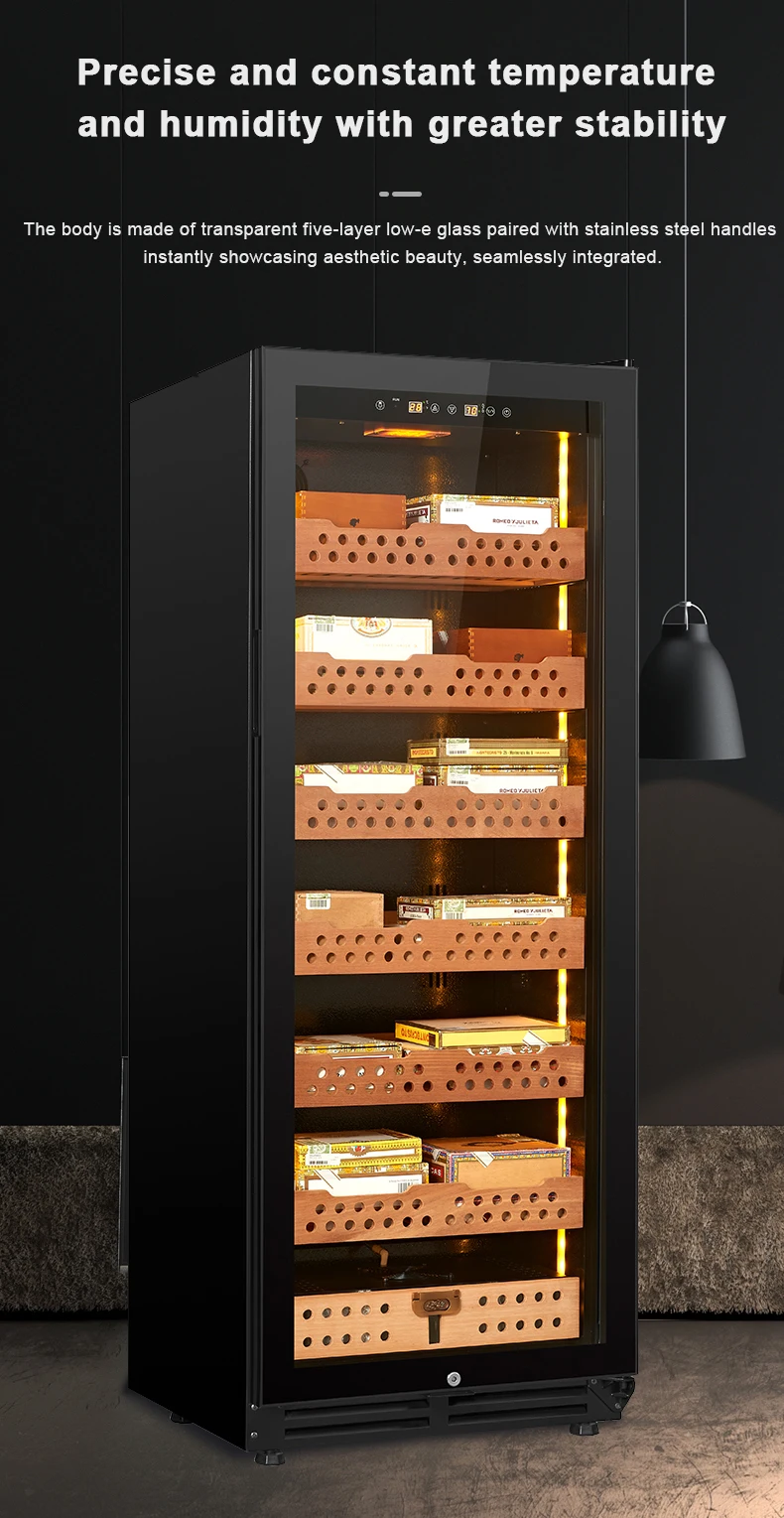 Jiufu Custom Cigar Humidor Refrigerator - Luxury & Control