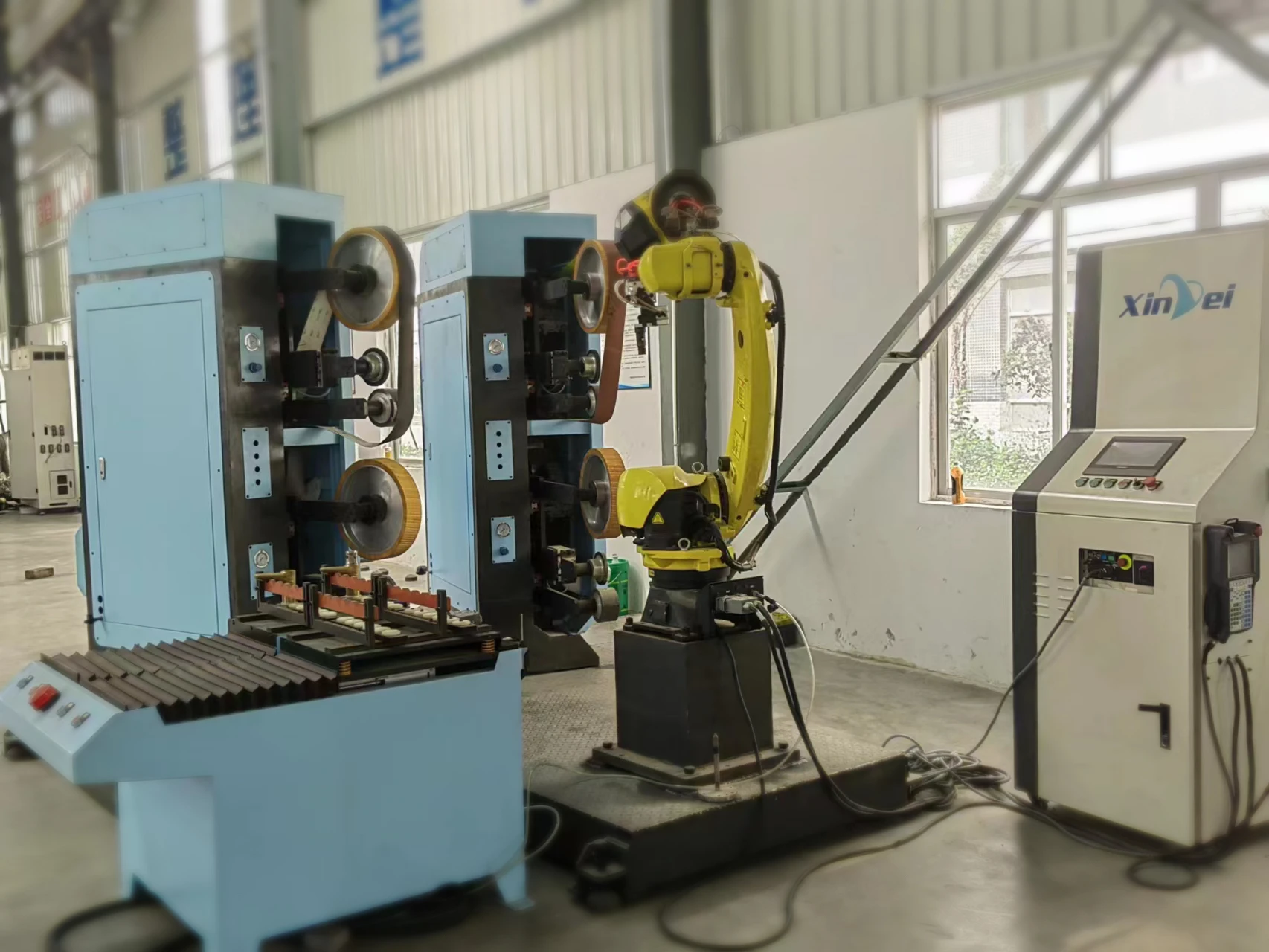 Auto Polishing Machine Buffing Robots Work-cell Flexible Robotic Arms ...