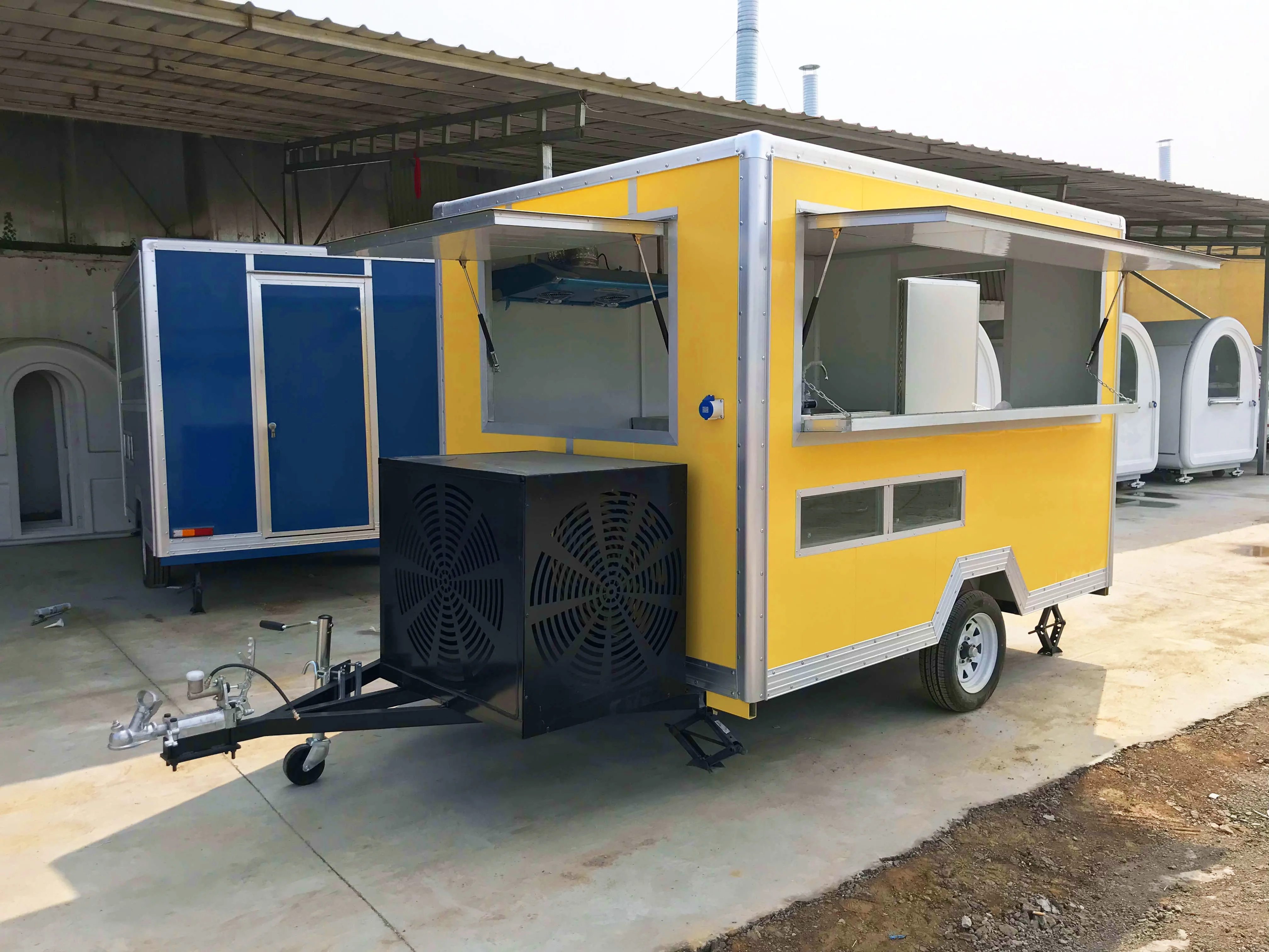 Mobile Fried Crepe Food Trailer - Street Fast Food Carts