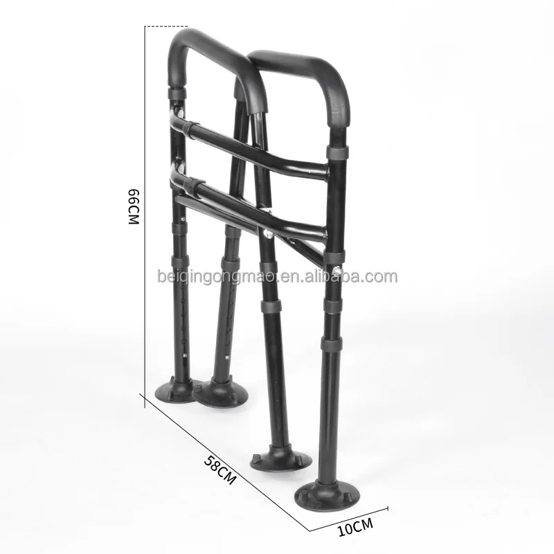 Toilet Safety Rails Frames Handles Grab Bars Seat Riser Assistance ...