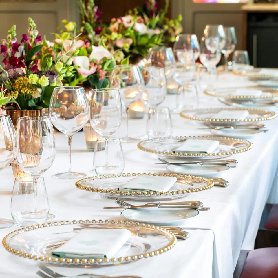 Centerpieces Wedding Table Dinnerware Sets Luxury Plastic 13 Inch ...