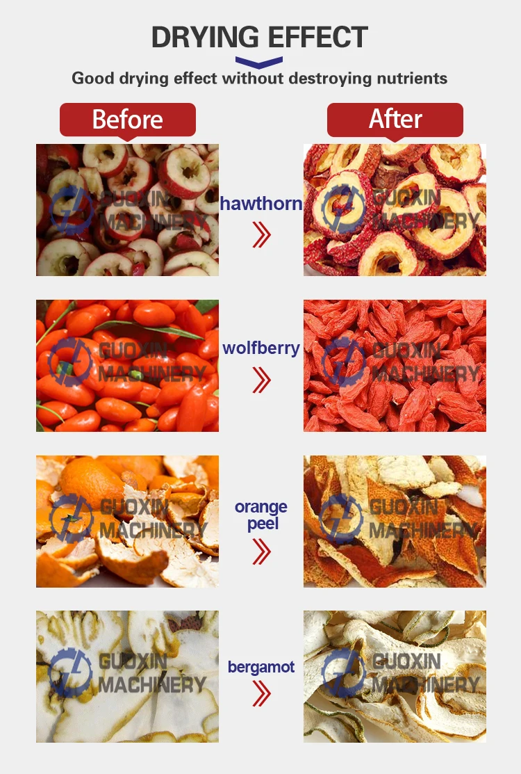 Fruits and Vegetables Jujube Dryer Machine Orange Drying Oven Chinese ...