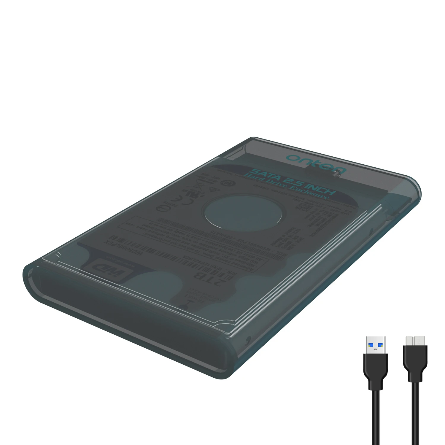 Hard Drive External Hdd Enclosure 2.5 Inch Usb 3.0 5gbps Sata Hd Box ...