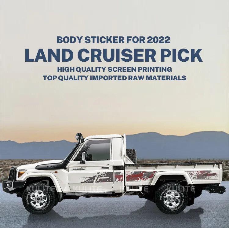 2022 NEW MODEL for TOYOTA LAND CRUISER LC 79 76 DIESEL 4WD CAR STRIPES ...