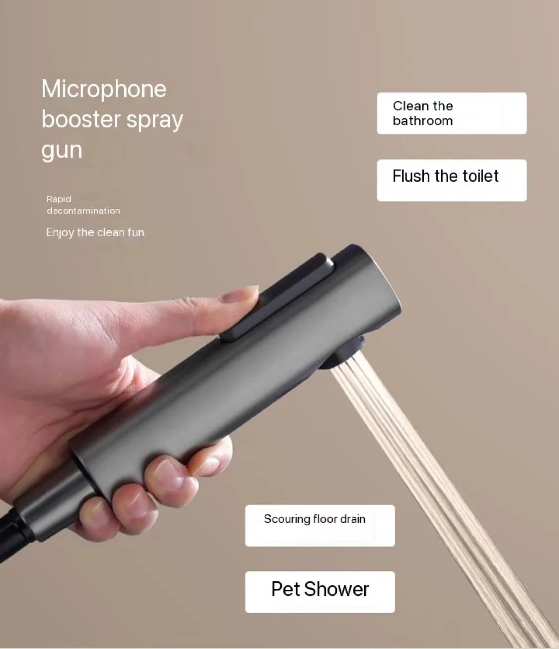 Luxury Piano Key Rainfall Shower Head with Handheld Spray, Adjustable ...
