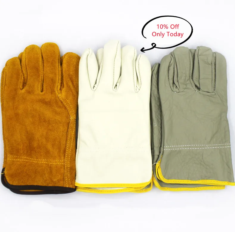 Cowhide Welder Driving Grain Labor Protection Construction Impact ...