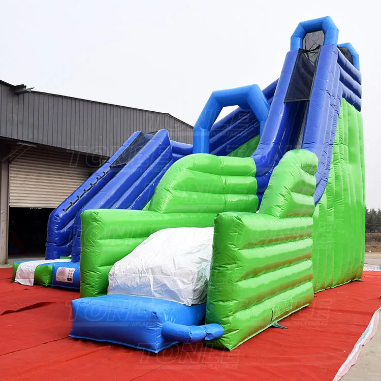 Commercial Giant Freestyle Jump And Inflatable Slide Outdoor Kids Adult ...