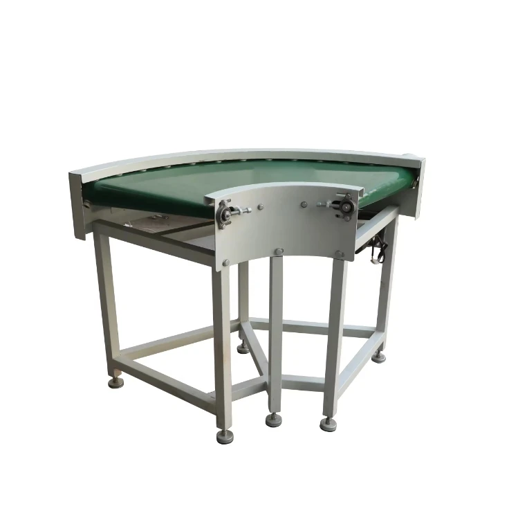 90 Degree Curve Belt Conveyor Turning Belt Conveyor Curved Loading Belt ...