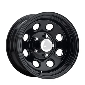 Black 4x4 Wheels 16 Inch 16x8 6x5.5 Steel Wheels 6 Lug Rims - Buy 6x5.5 ...
