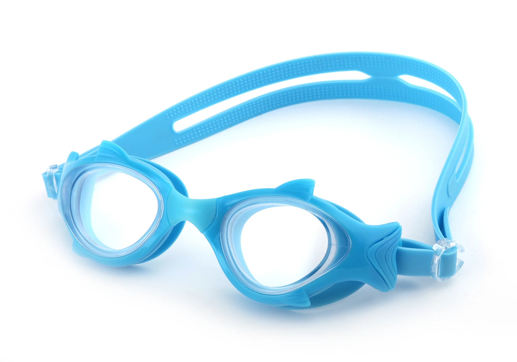 Clear Vision Happy Kids Bestselling Anti-fog Silicone Swim Goggles For ...