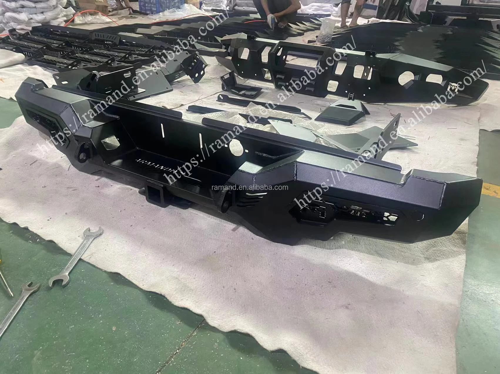 Armando Ranger Steel Rear Bumper Bar Steel Rear Bumper For Ranger 2012 ...