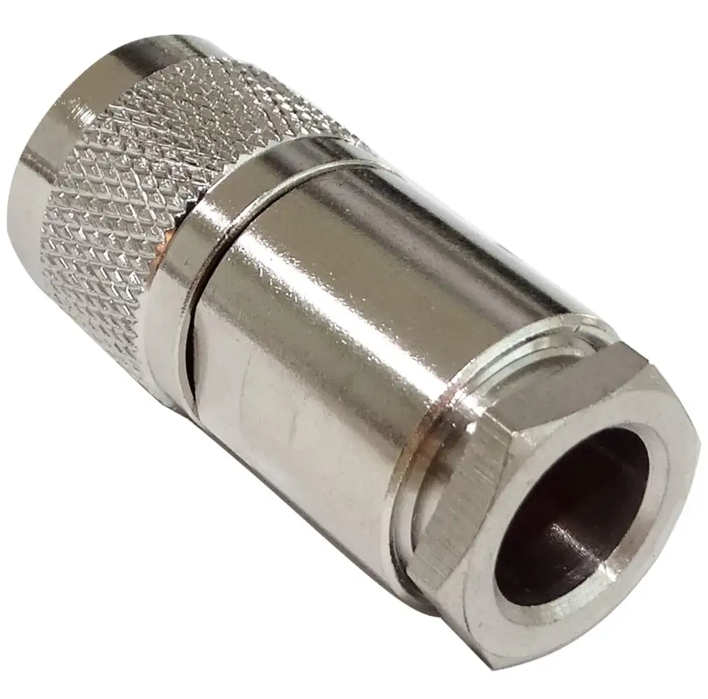50 Ohm N Male Plug Clamp RF Coaxial Connector for RG174 RG316 LMR100 ...