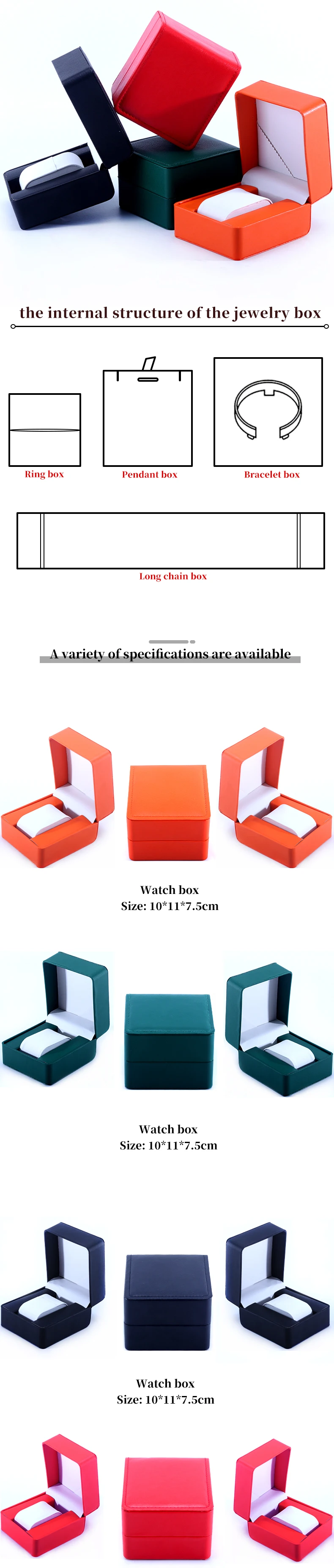 Hanhong Wholesale Custom Logo Square Case Watch Packaging Box Quartz ...