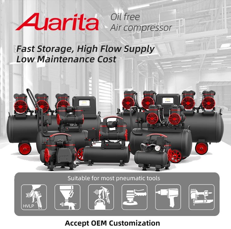Auarita Mini Compresseur A Air 220v Electric Portable 24l Oil Less ...